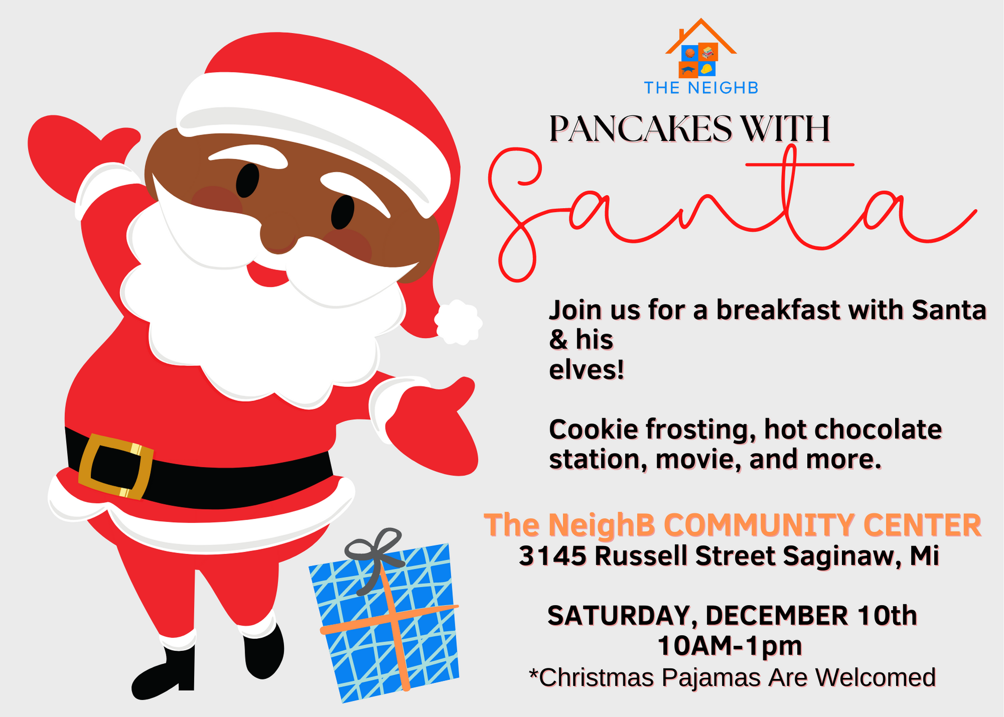 Pancakes With Santa | Charity Organization in Saginaw, Michigan | The ...
